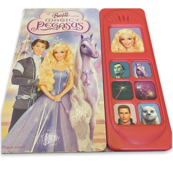 Toys | Barbie Magic Of Pegasus Play A Sound Book Musical Princess ...